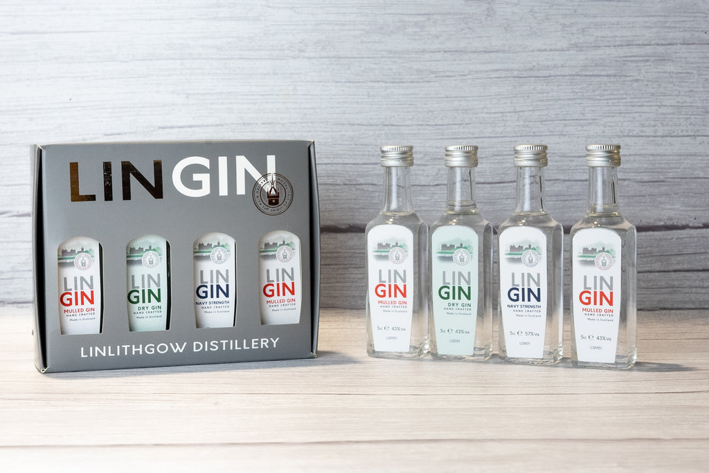 LinGin Premium Gin Tasting Set - 4 x 5cl – Linlithgow Distillery